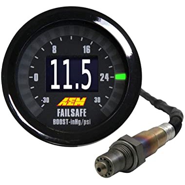 Aem wideband failsafe & boost display gauge with logger 30-4900 ...