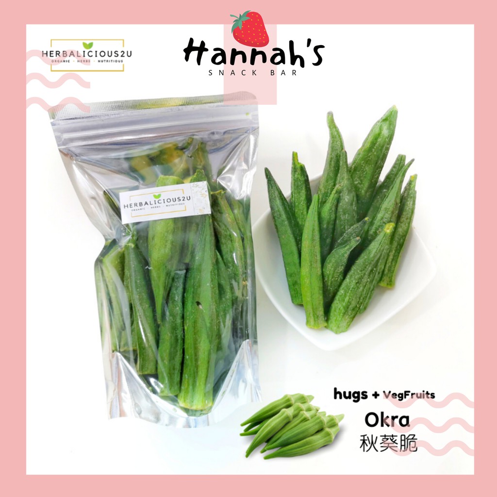 Snack Halal Okra Chips Bendi Kering Rangup Snacks Food Halal Makanan ...