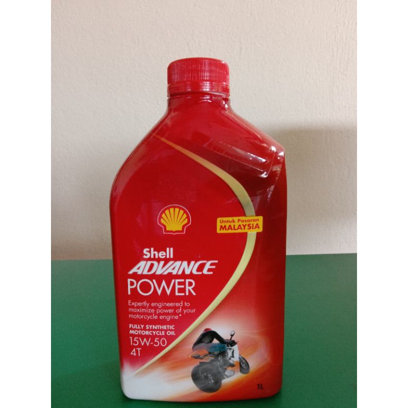 SHELL ADVANCE POWER 4T 15W-50 (100% ORIGINAL ) | Shopee Malaysia