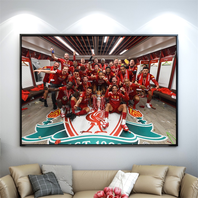 Liverpool Wall Painting Van Dijk Salah Mural Chelsea Pub Football ...