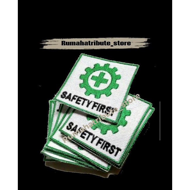 Safety FIRTS Embroidery logo | Shopee Malaysia