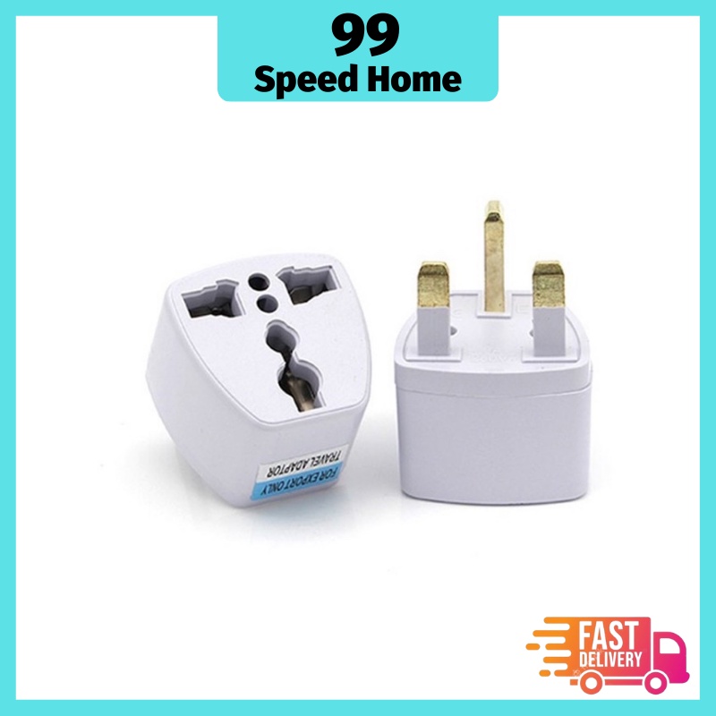 3 Pin Adapter Converter Travel UK Plug Socket China to Malaysia Plug ...