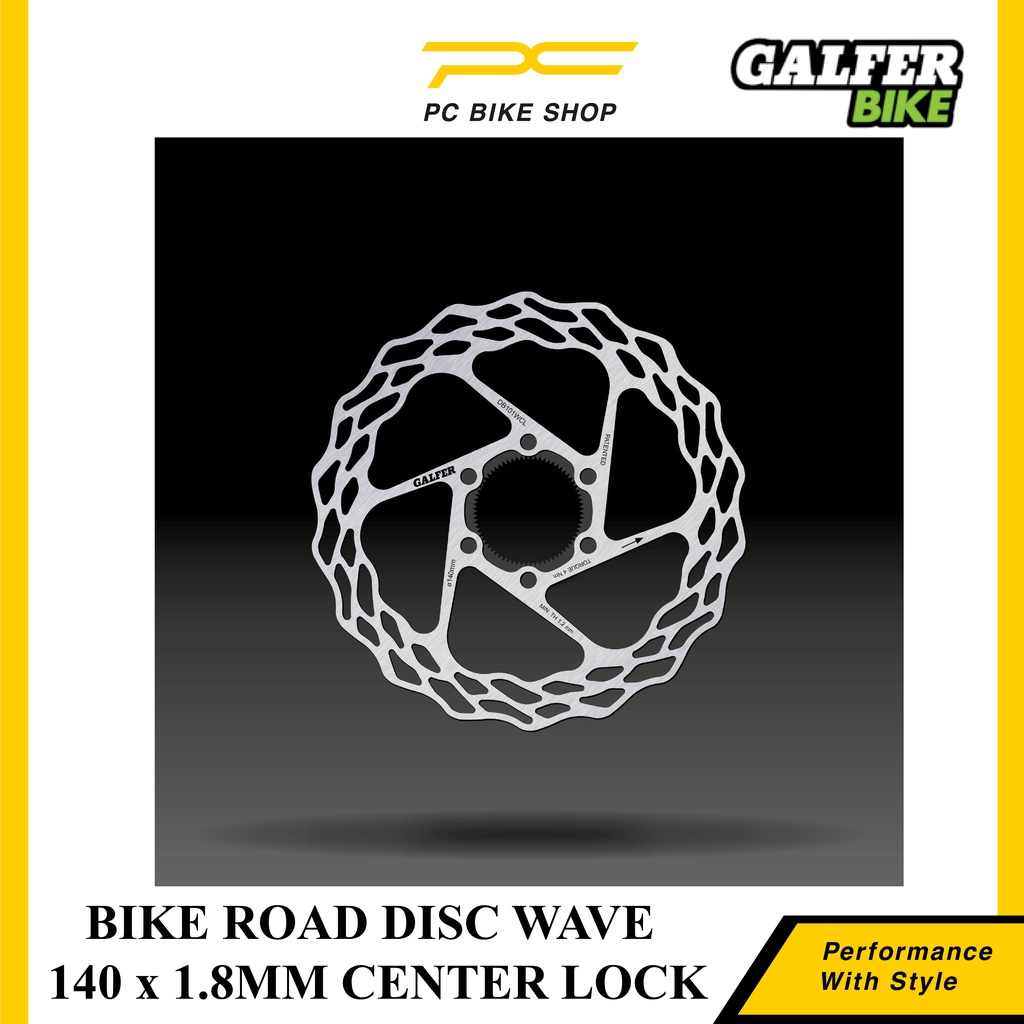 GALFER CENTER LOCK ROTOR (DB101WCL) DISC BRAKE 140/160/180 RB Fulcum ...