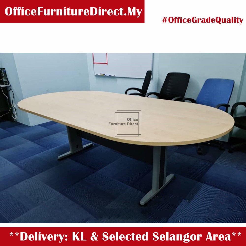 Oval Shape Meeting Table Conference Table (6 Feet/8 Feet) - T2 Meeting ...