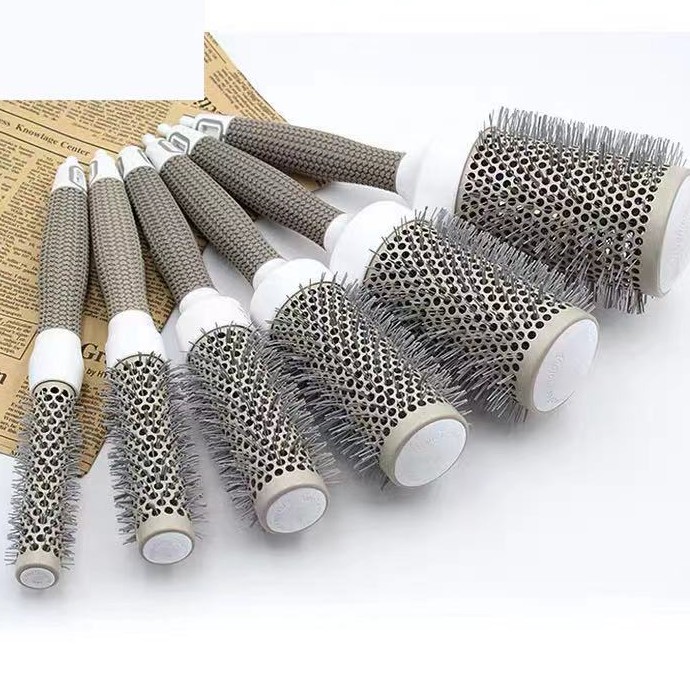 Curl Hair Comb / Hair Curler Comb / Sikat Rambut / 发廊专业耐高温滚梳 | Shopee ...