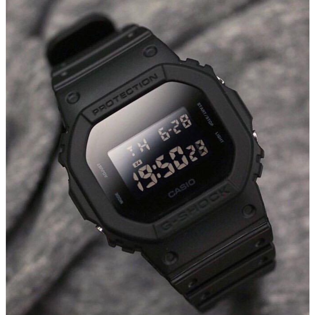 DW5600BB G Shock Black DW 5600BB 1 G shock DW5600 Jam G Shock Petak ...