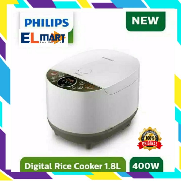 Philips Magic Com HD 4515 - HD4515 Digital Rice Cooker 1,8L Fuzzy ...