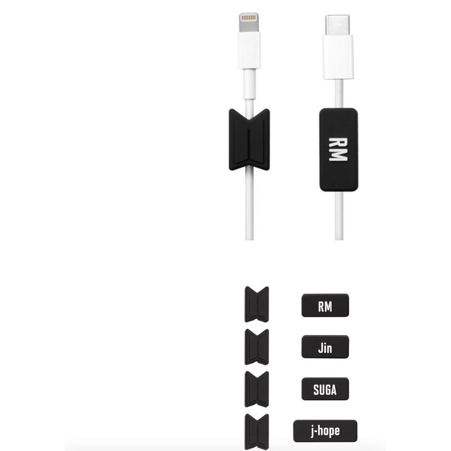 [READY STOCK] BTS Themed Merchandise - BTS Cable Protector | Shopee ...