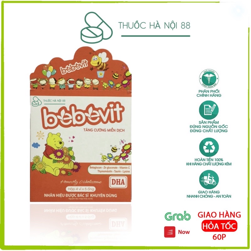 Bebevit enhances immunity and improves the body's resistance (Box of 20 ...