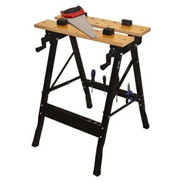 KAYU Krisbow work bench / portable wooden work desk | Shopee Malaysia