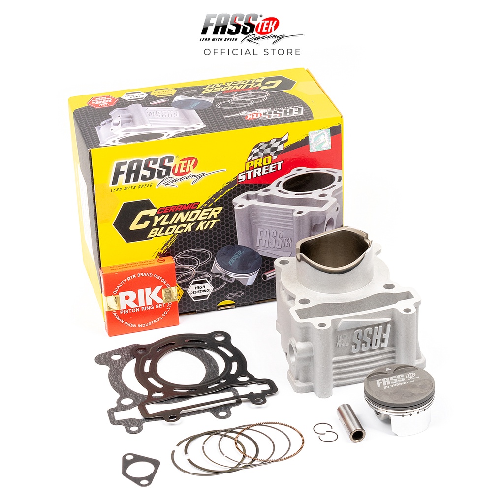 Fasstek 60MM/32L LC 135 Ceramic Block Radian Cutaway With Fjn Piston ...