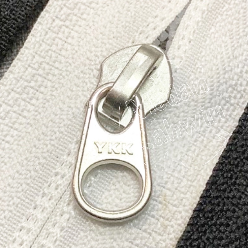 #BJ2020 Kepala Zip Nylon YKK #3, #5, #8, #10 dan Aksesori YKK Nylon ...