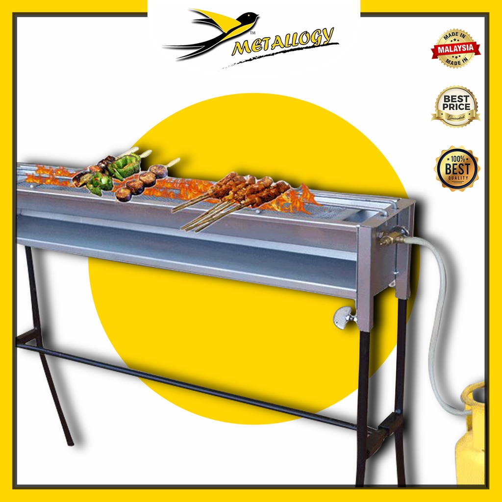SATAY GRILL GAS WITH STAND DAPUR SATAY GAS DENGAN KAKI SATAY STOVE ...
