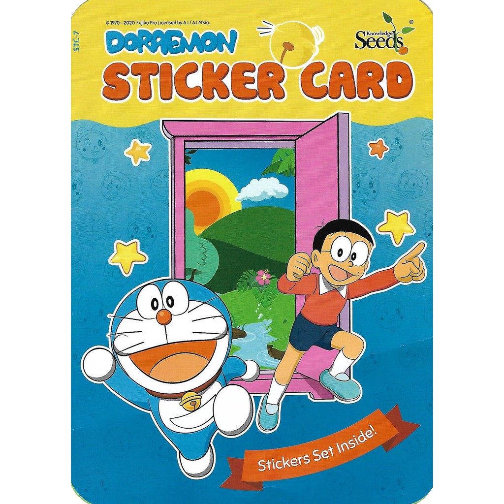 TOAD BOOKS : Doraemon Sticker Card ( STC ) | Shopee Malaysia