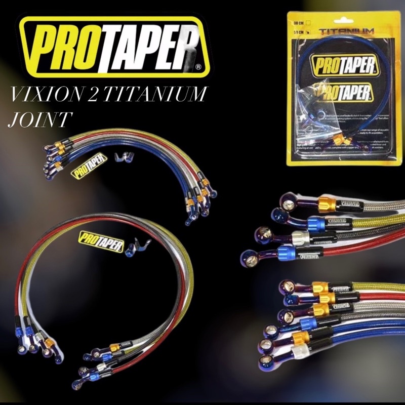 PROTAPER V2 BRAKE HOSE TITANIUM JOINT 1SET | Shopee Malaysia