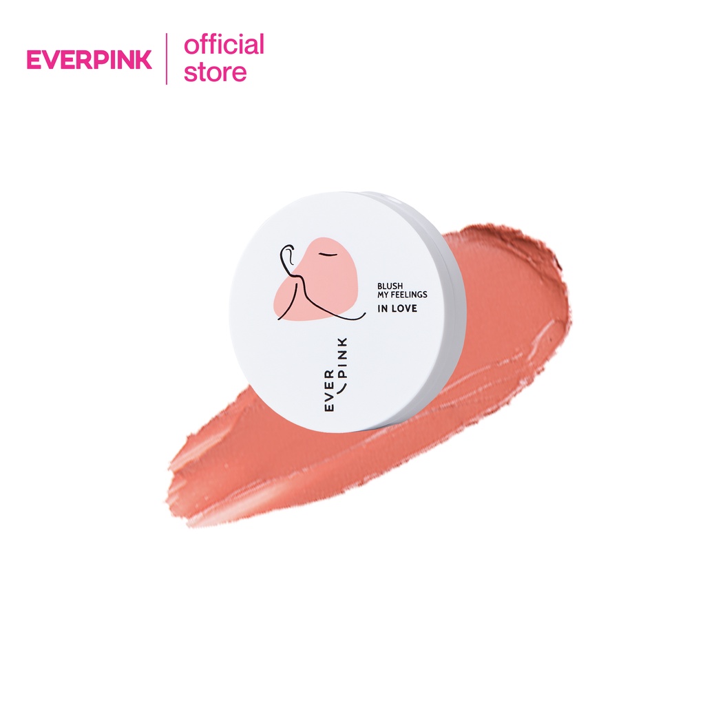EVERPINK Blush My Feelings Cream-In Love (Expires 11/2022) Satin Cheeks ...