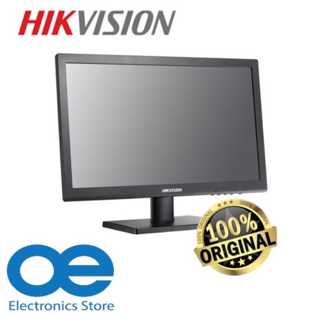 HIKVISION DS-D5019QE-B CCTV 19 inch VGA 1366 × 768 HD LED Backlit ...