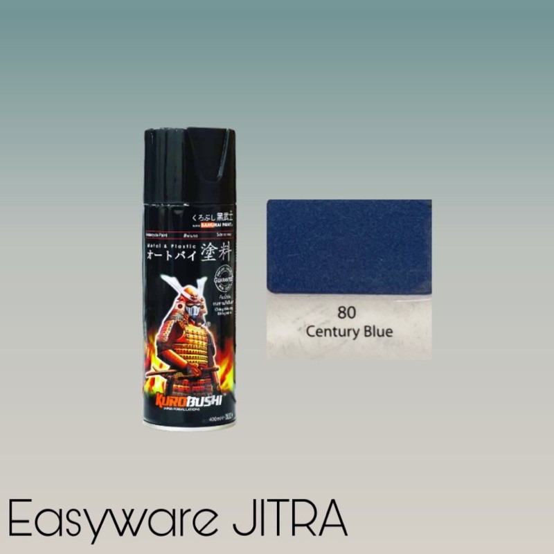 SAMURAI #80 METALLIC CENTURY BLUE SPRAY PAINT 400ML ( SAMURAI PAINT ...