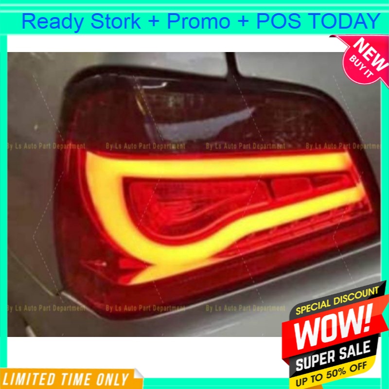 Proton Waja LED Tail Lamp Smoke GT86 BMW M5 Audi Light Bar Red Rear ...