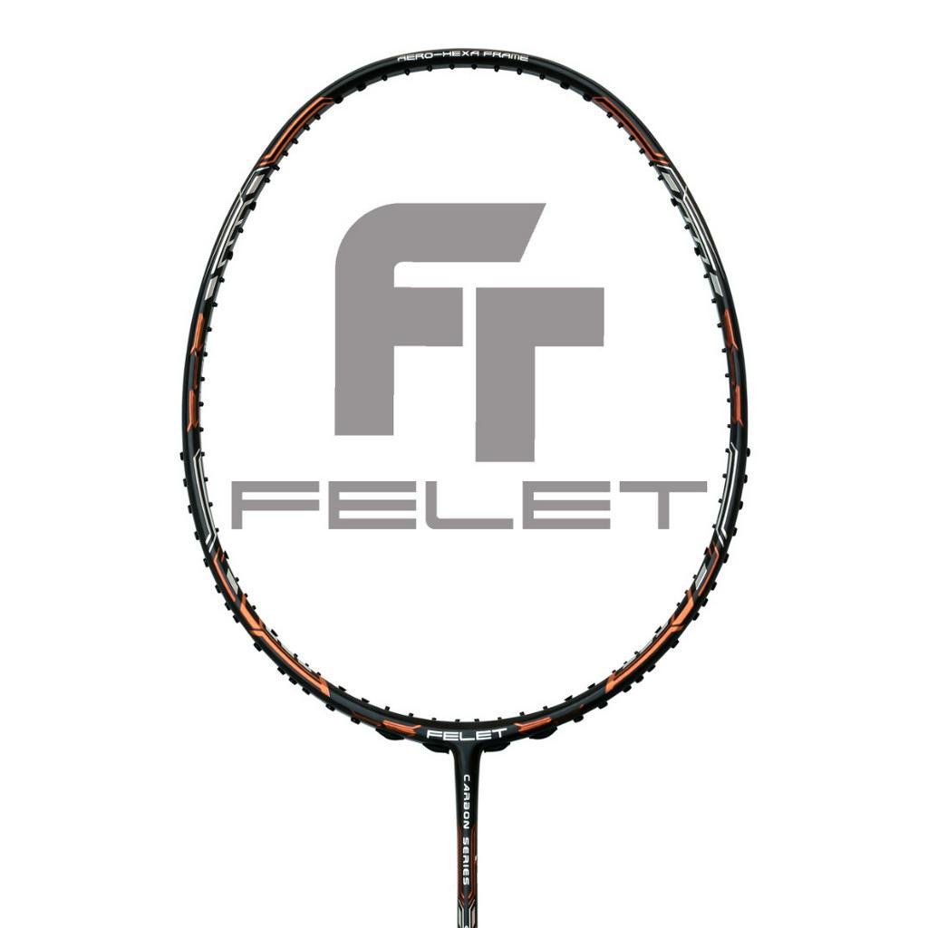Felet Badminton Racket Aero Carbon Red/Blue/Orange/Gold [Free String ...