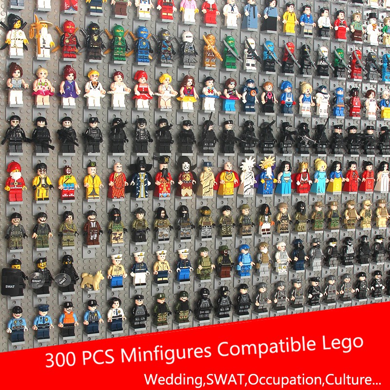 1PC Random Minifigures Building Block Figures Major Brand Compatible ...