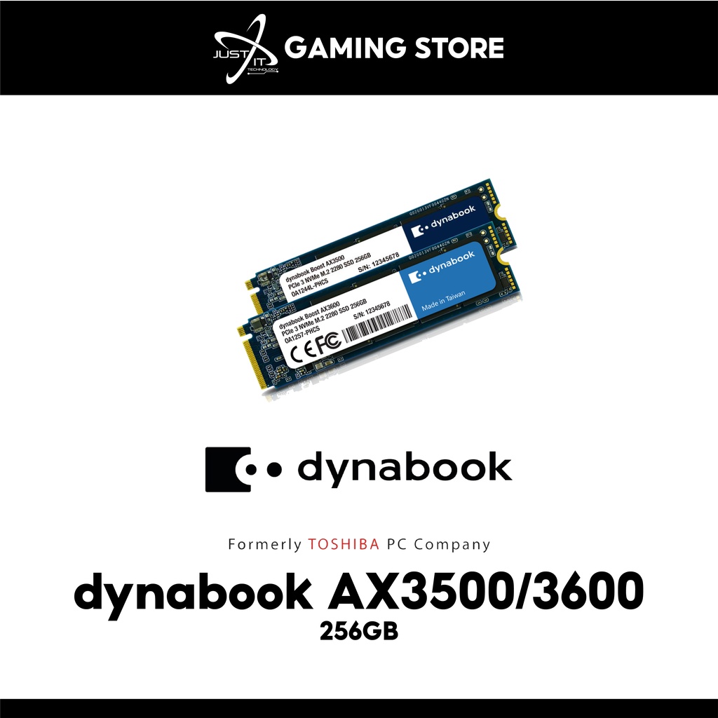 DYNABOOK BOOST AX3500 / AX3600 256GB M.2 NVME 2280 PCIE3 SSD ( OA1257 ...
