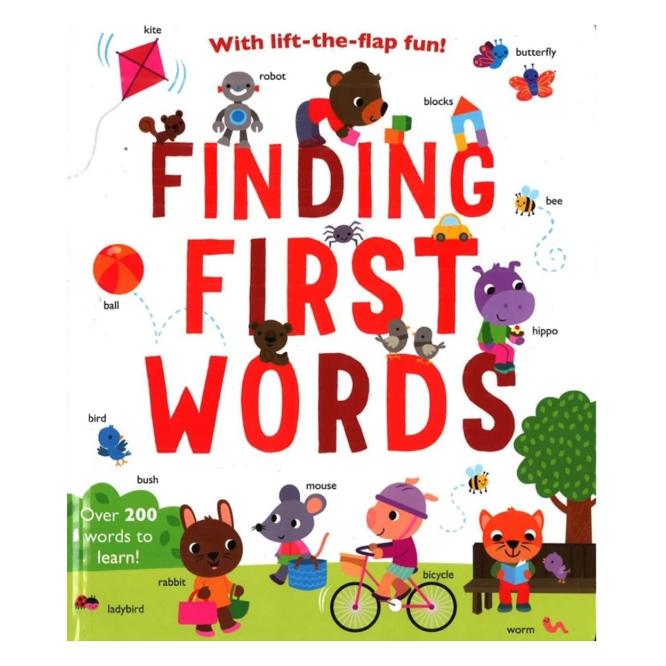 Finding First Words - Lift The Flap Book | Shopee Malaysia