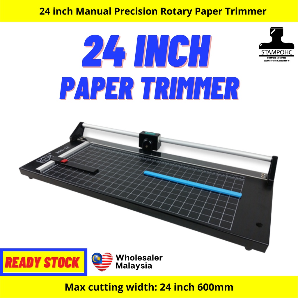 24 inch Manual Precision Rotary Paper Trimmer, Sharp Photo Paper Cutter ...