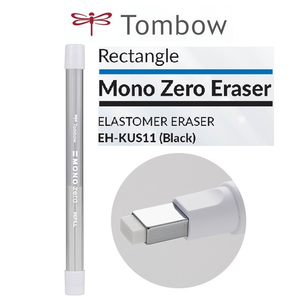 Refill - Rectangle Tombow Mono Zero Elastomer Eraser Refill -Rectangle ...