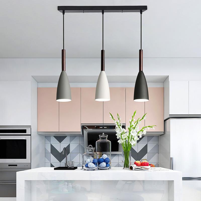 Modern 3 Pendant Lighting Nordic Minimalist Pendant Lights Over Dining ...