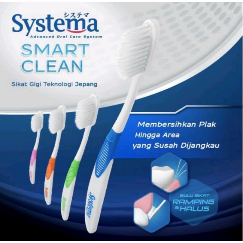 Smart clean Systema toothbrush contains 3 - contains 1 | Shopee Malaysia