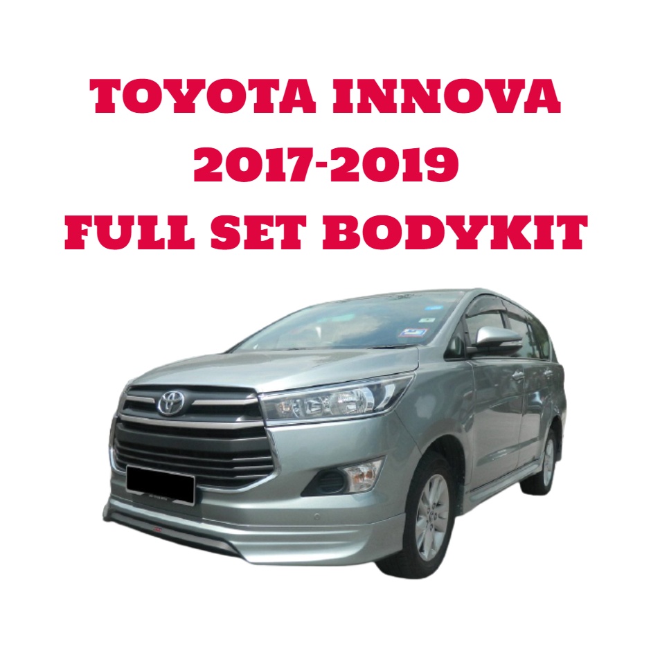 Toyota Innova 2017 to 2019 FRP Bodykit with Metallic Colour | Shopee ...