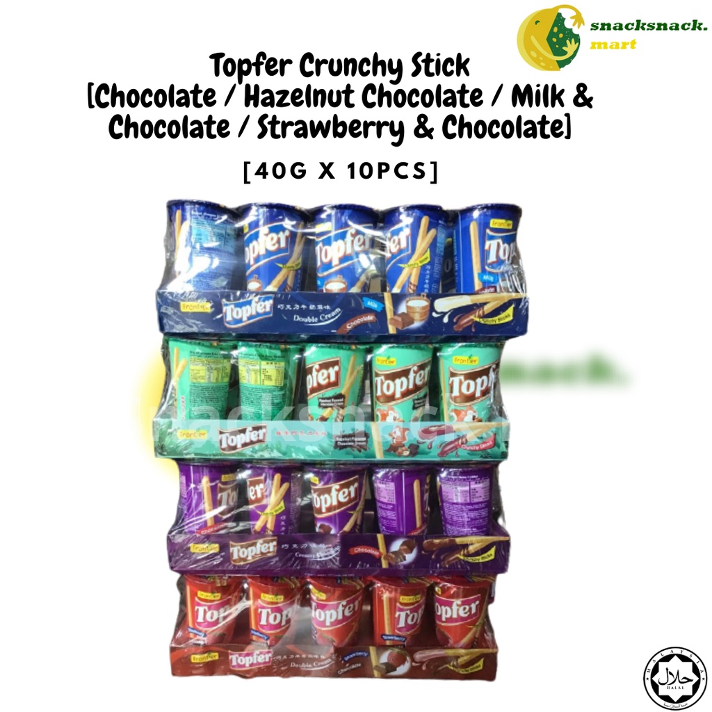 Topfer Crunchy Stick-[Chocolate/Hazelnut Chocolate/Milk & Chocolate ...