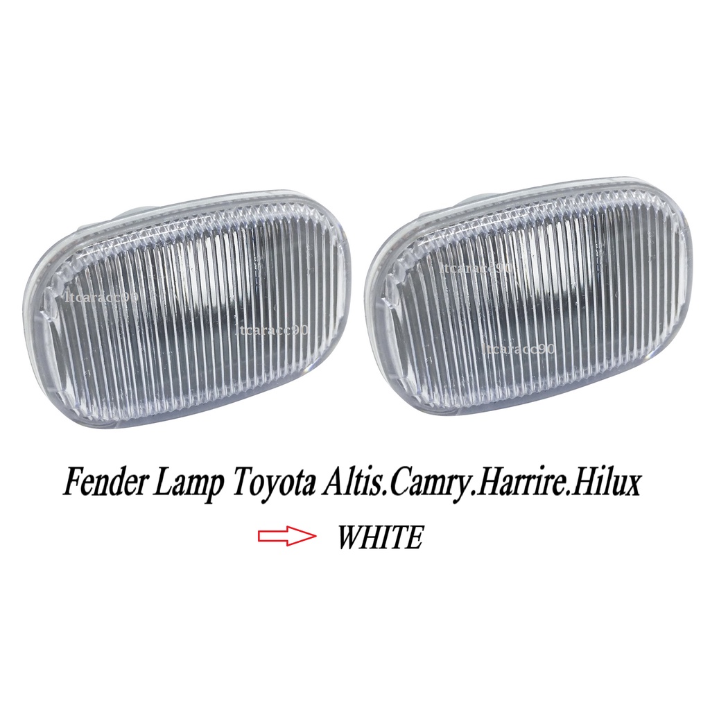 Toyota Altis Camry Harrier Hilux Side Signal Lamp Fender Lamp -White ...