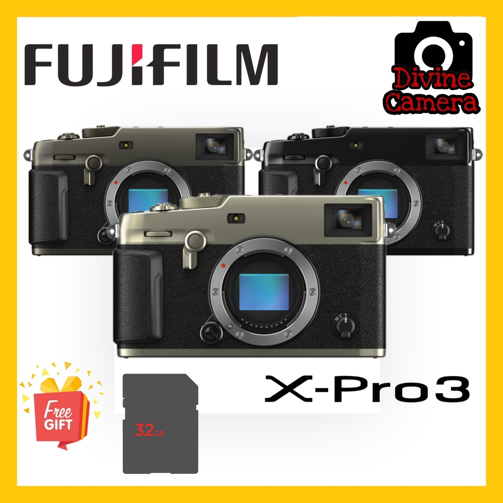 FUJIFILM X-Pro3 / XPRO 3 Mirrorless Digital Camera Body (foc 32gb UHS ...