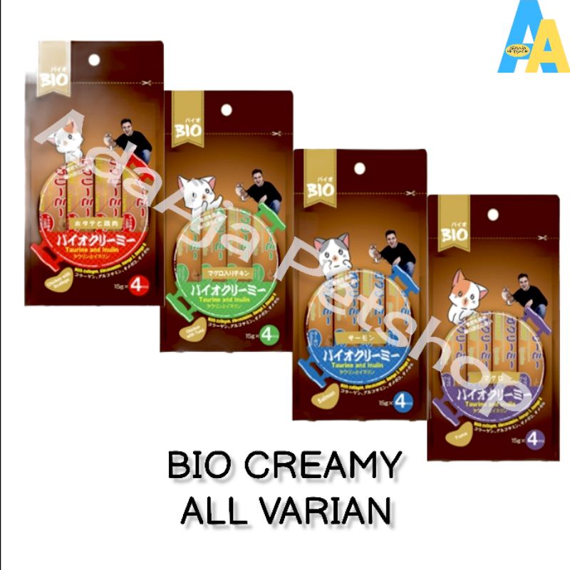 Bio Creamy 15g All Varian Cat Snack | Shopee Malaysia
