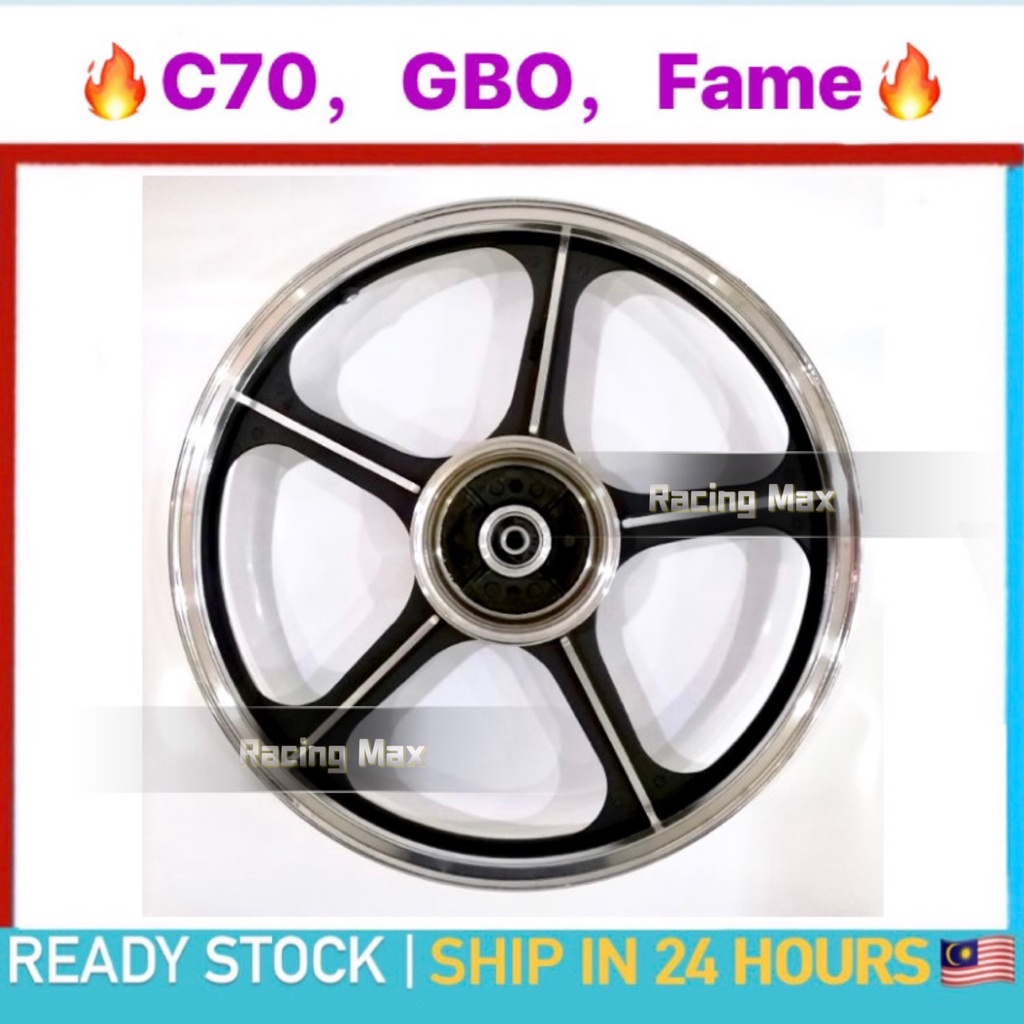 SPORT RIM C70 / GBO / GBO-J / FAME ( WITH BEARING & BUSH) 1 PASANG ...