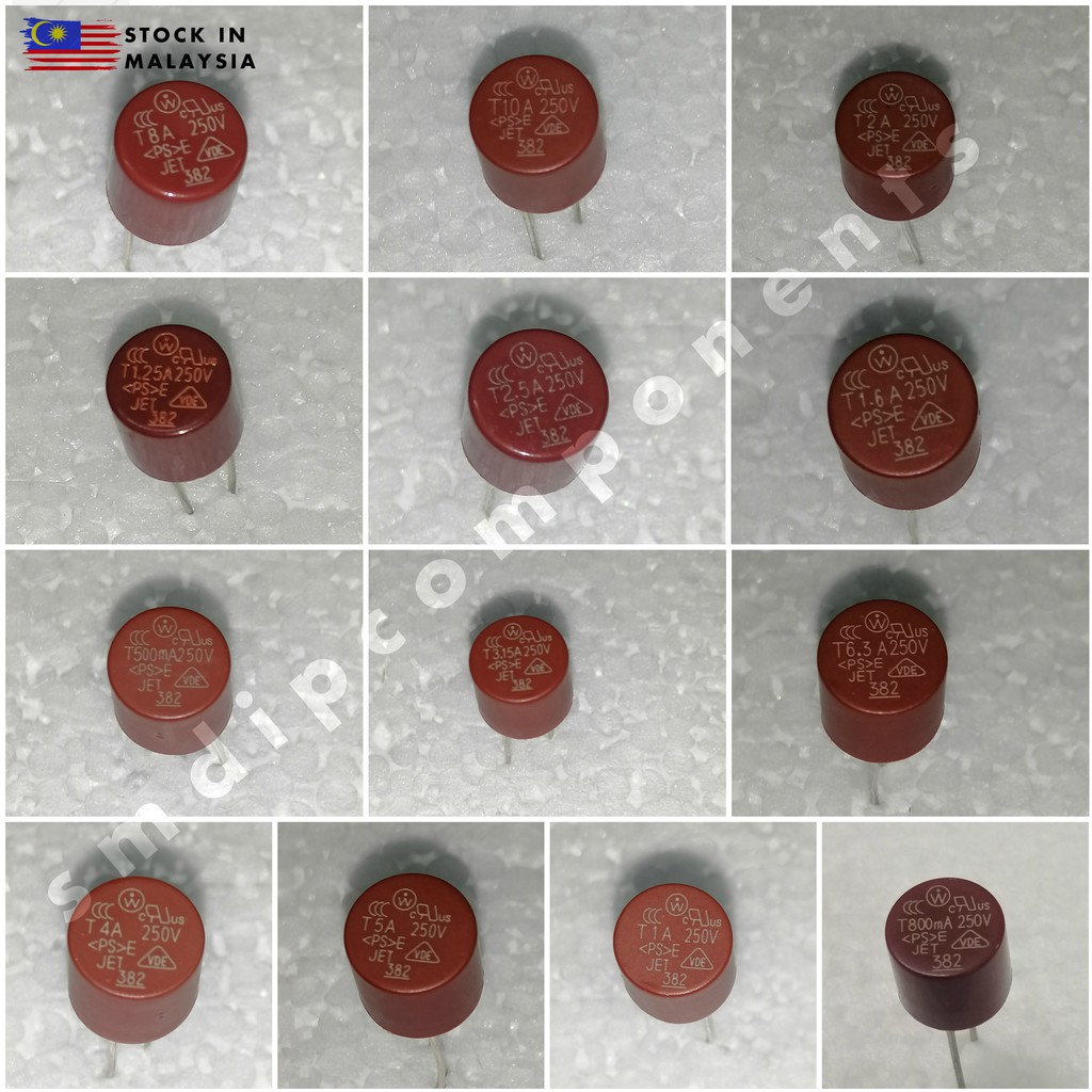 T10A, T8A, T2.5A, T0.8A, T1.6A, T1.25A, T6.3A, T5A, T4A, T3.15A, T2A ...