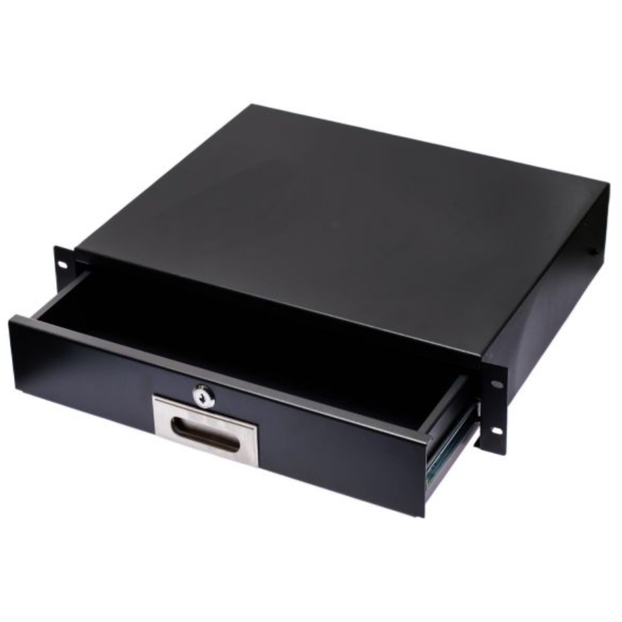 2U Server Rack Drawer 19" 19 Inch Standard Size Rack Mount Drawer Case ...