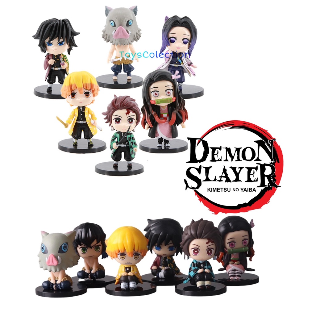 Action FIGURE KIMETSU NO YAIBA DEMON SLAYER TANJIRO NEZUKO INOSUKE ...