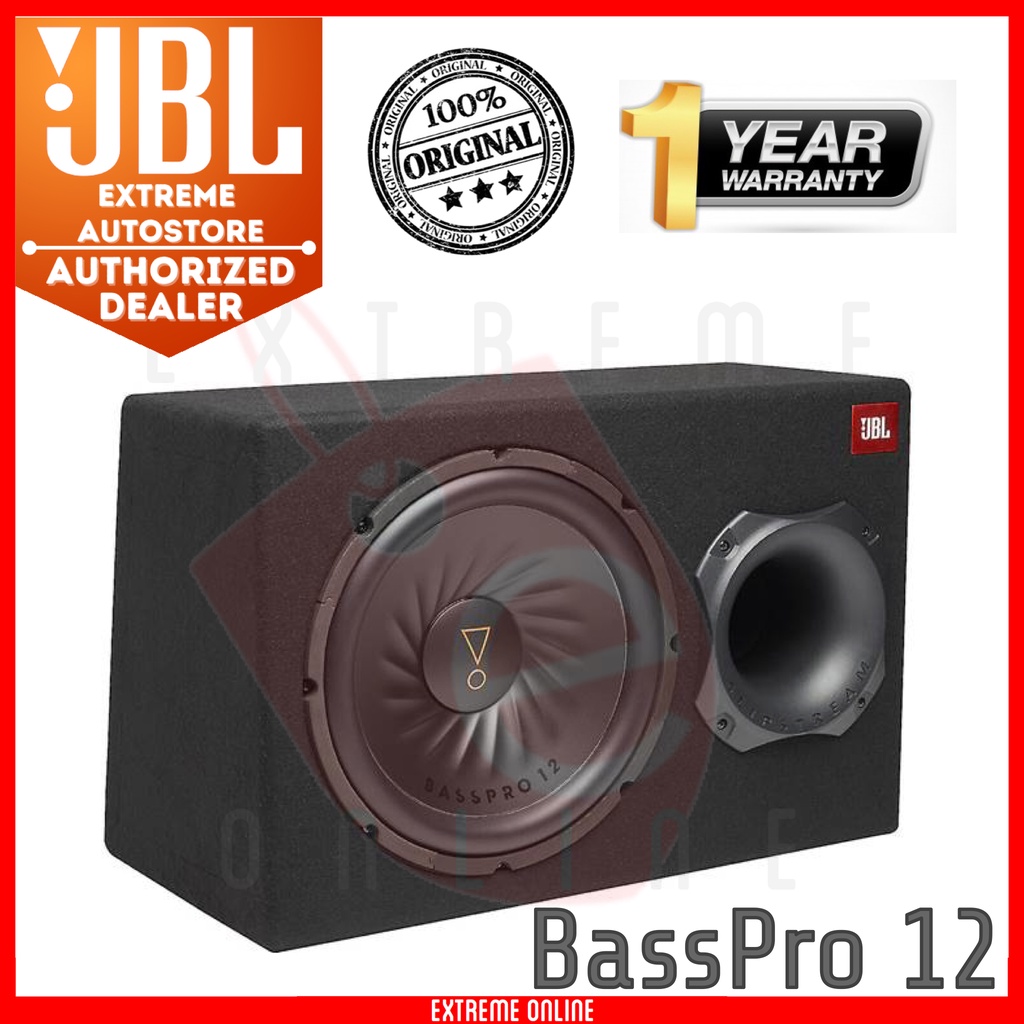 JBL Basspro 12 Car Audio Ported Powered Active Subwoofer (12 inch ...