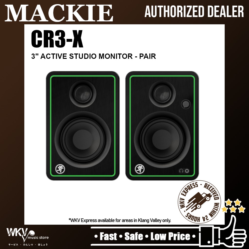 Mackie CR3-X 3" Multimedia Monitors - Pair (CR3X / CR3 X) | Shopee Malaysia