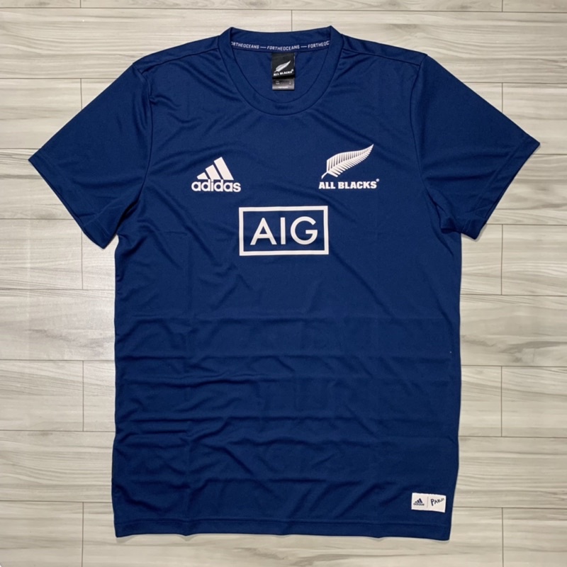 💯% Original Adidas All Blacks Parley Blue Performance Tee | Shopee Malaysia