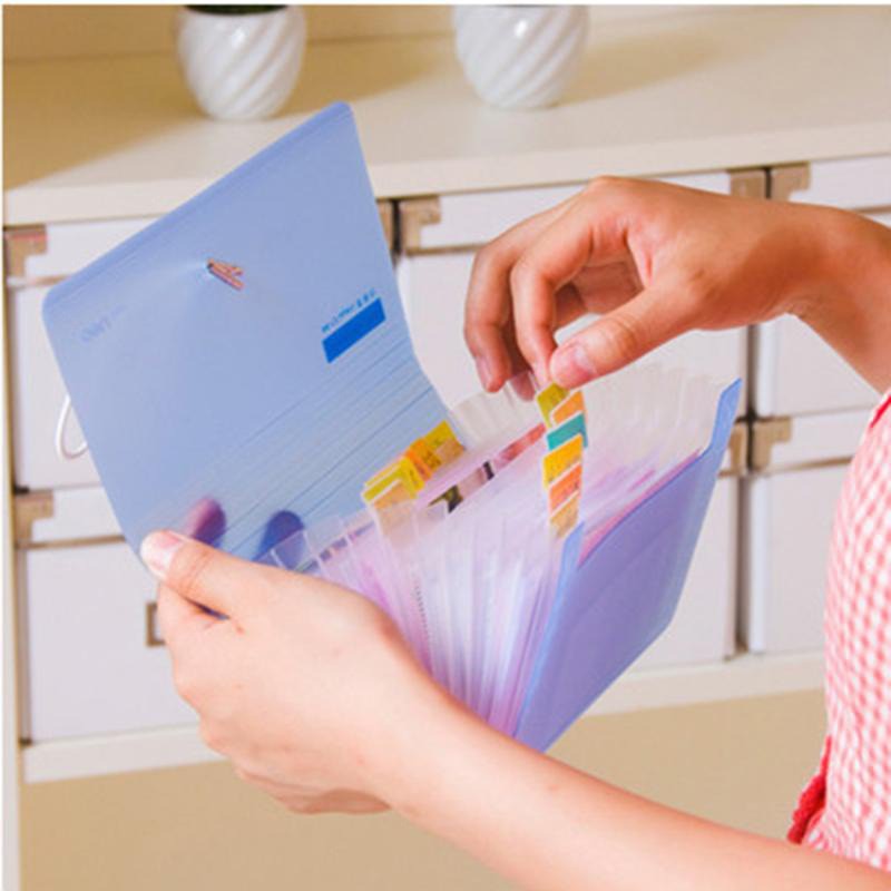 Plastic Bills Receipts File Document Case Bag Pouch Folder Card Holder ...