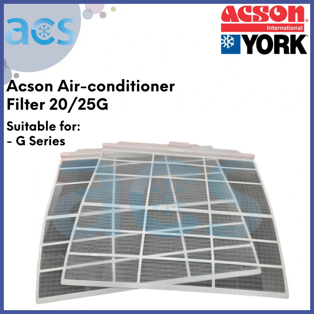 Acson Air-conditioner Filter 20/25G (2 pieces) | Shopee Malaysia