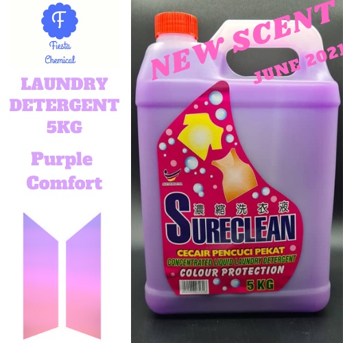 LIQUID LAUNDRY DETERGENT (5KG)/ CECAIR PENCUCI BAJU PEKAT/ SABUN DOBI ...