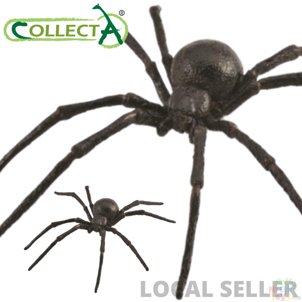 Black Widow Spider - Collecta 88884 Insects Animal Action Figures ...