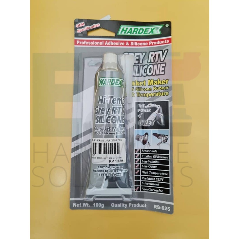 HARDEX Hi-Temp Grey RTV Silicone Gasket Maker | Shopee Malaysia