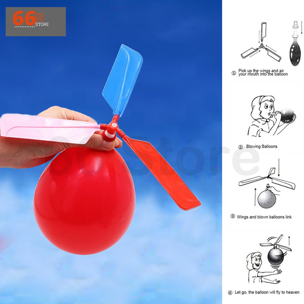 Balloon Helicopter Flying Toys Outdoor Toys Playing 1pc Educational ...