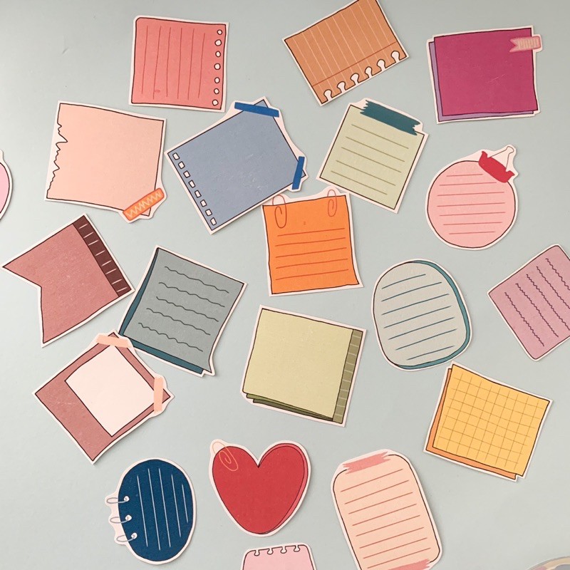 Sticky Note Sticker Pack | Shopee Malaysia
